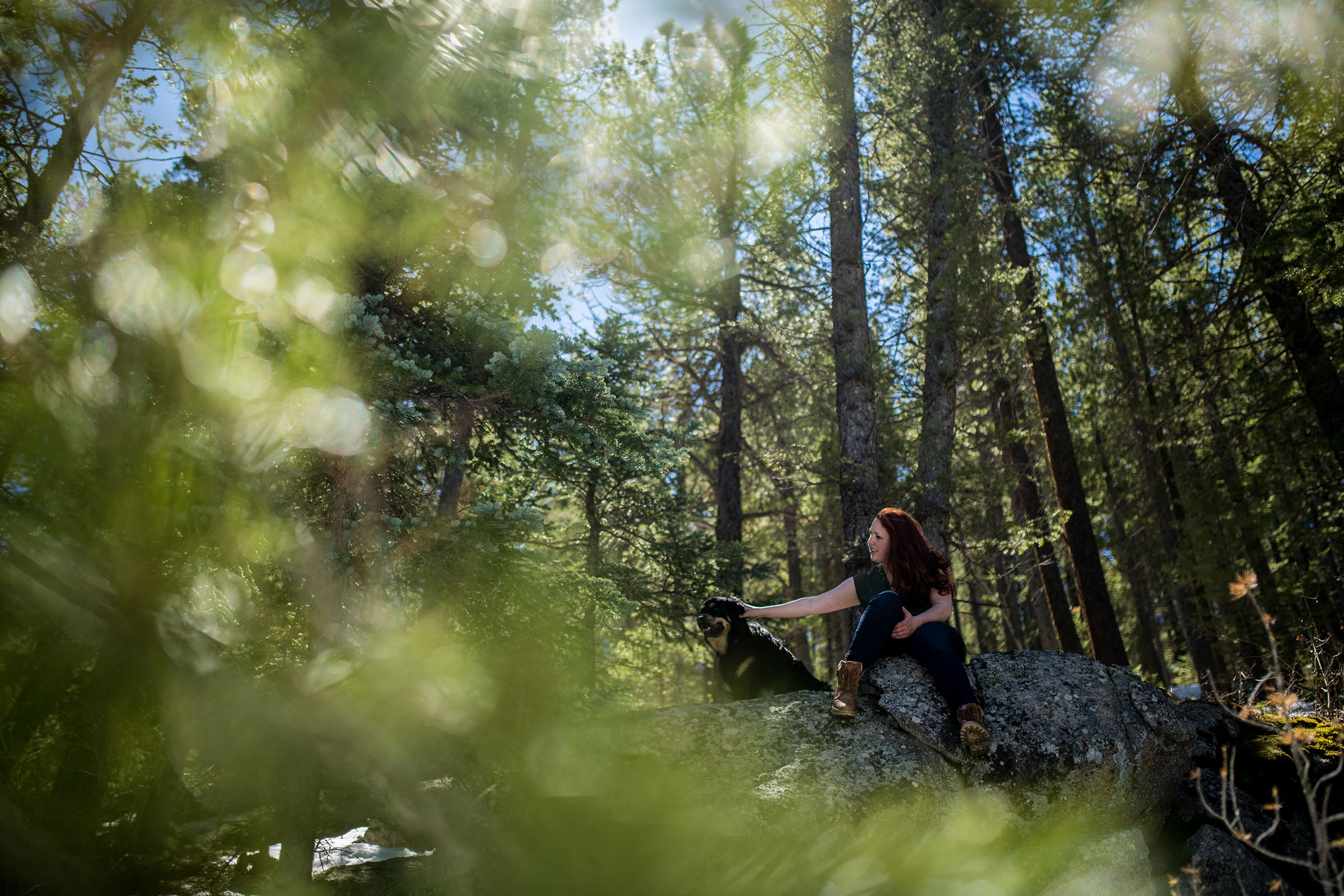 Kat + Bear Boulder Destination Pet Photography - Lux Summit Studio